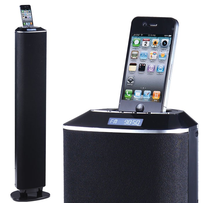 Musikanlage iPod/iPhone Dock Lautsprecher Tower Radio Stereoanlage ...